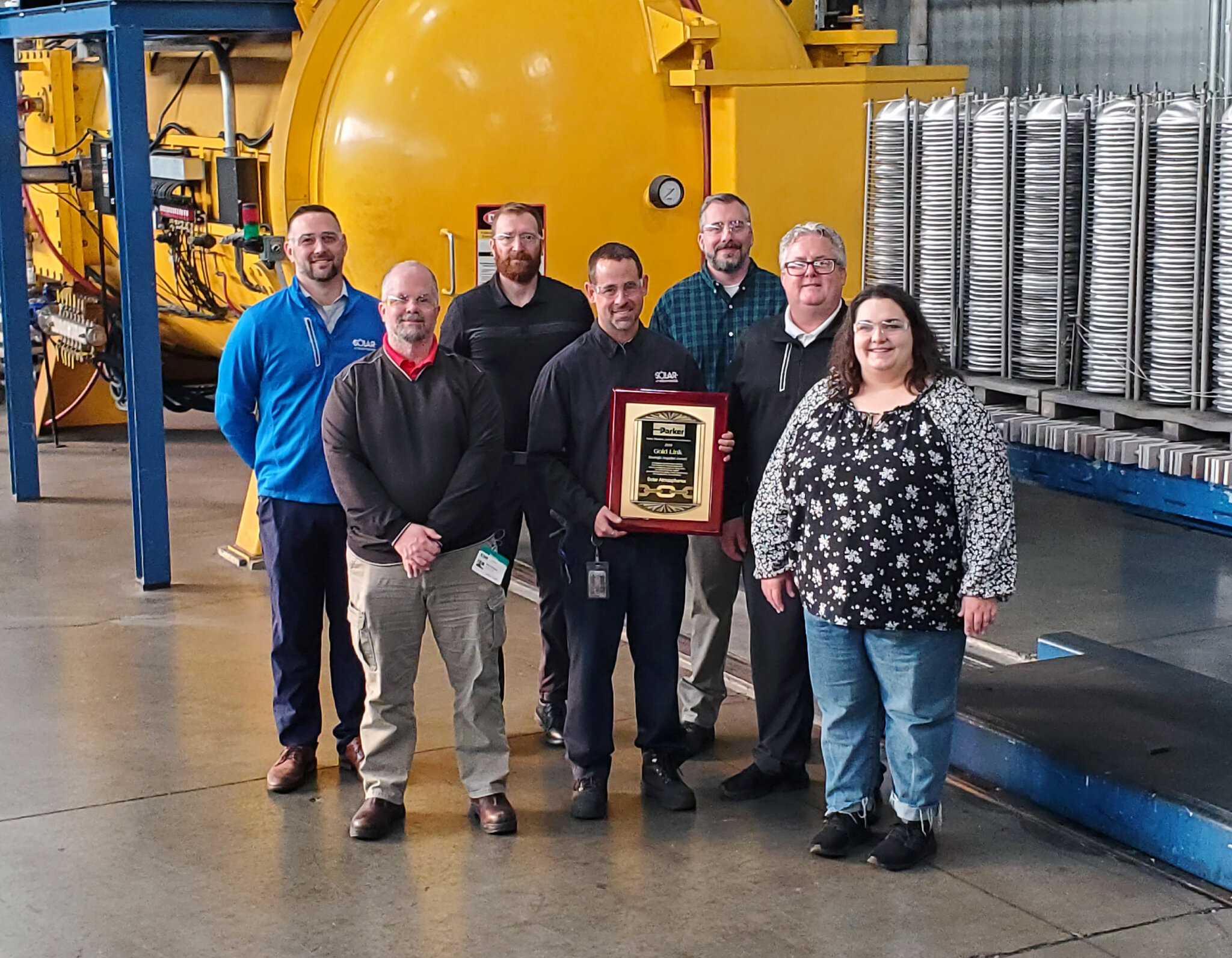 Solar Atmospheres Presented with Esteemed Gold Link Award from Parker ...